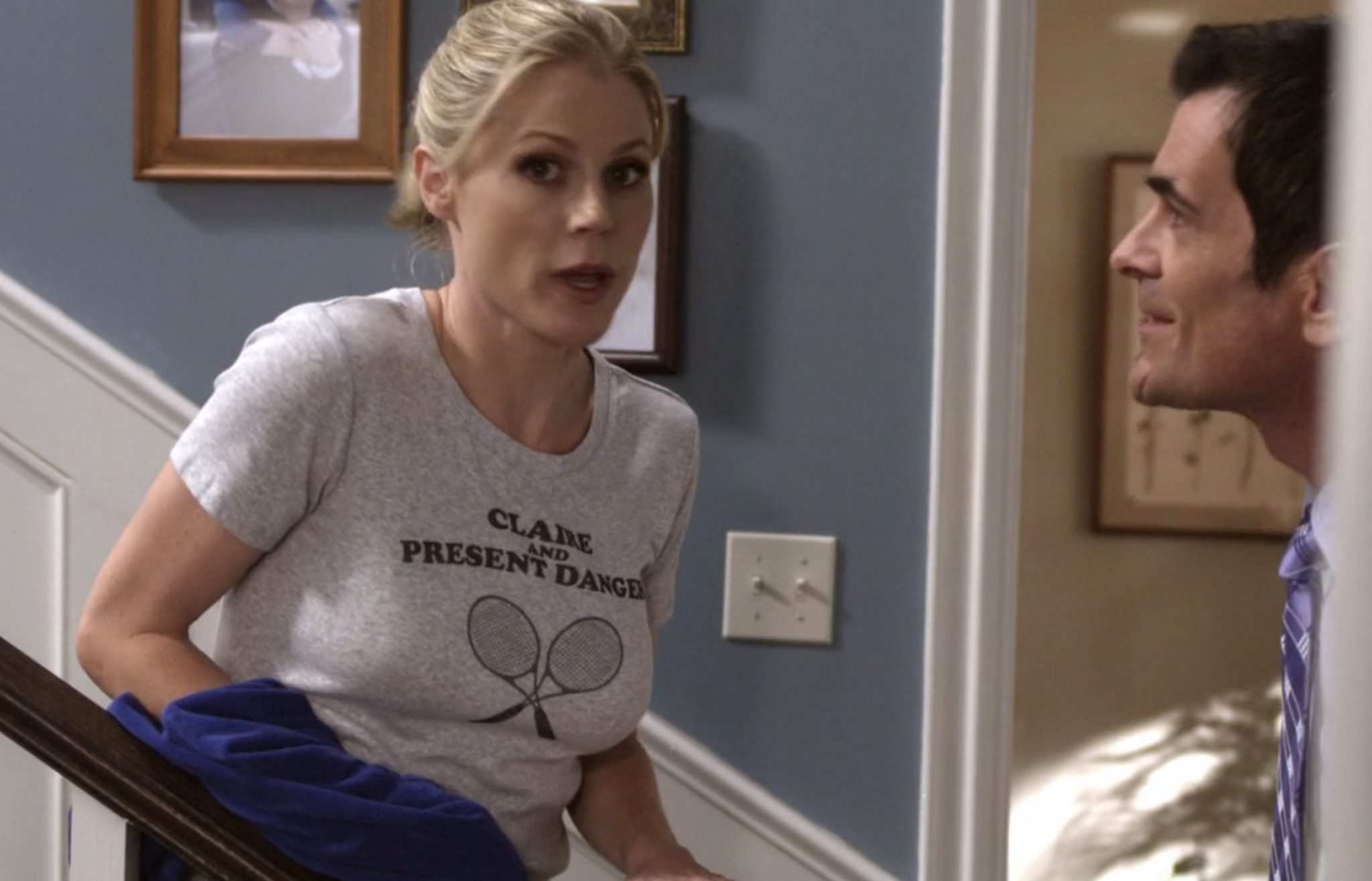 Modern Family Claire And Present Danger T Shirts On Screen modern-family-claire-and-present-danger-t-shirts-on-screen